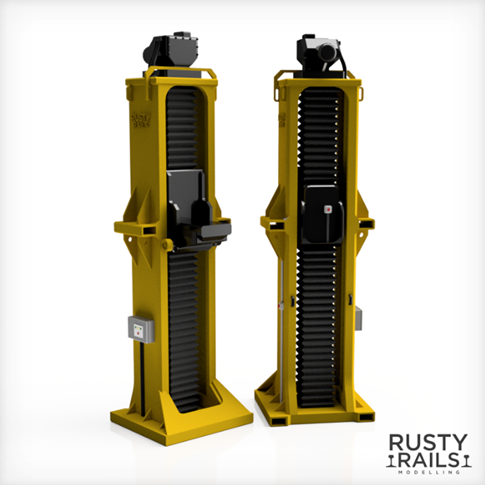 Rusty Rails OO Gauge Lifting Jacks 4 Pack – Key Publishing Ltd