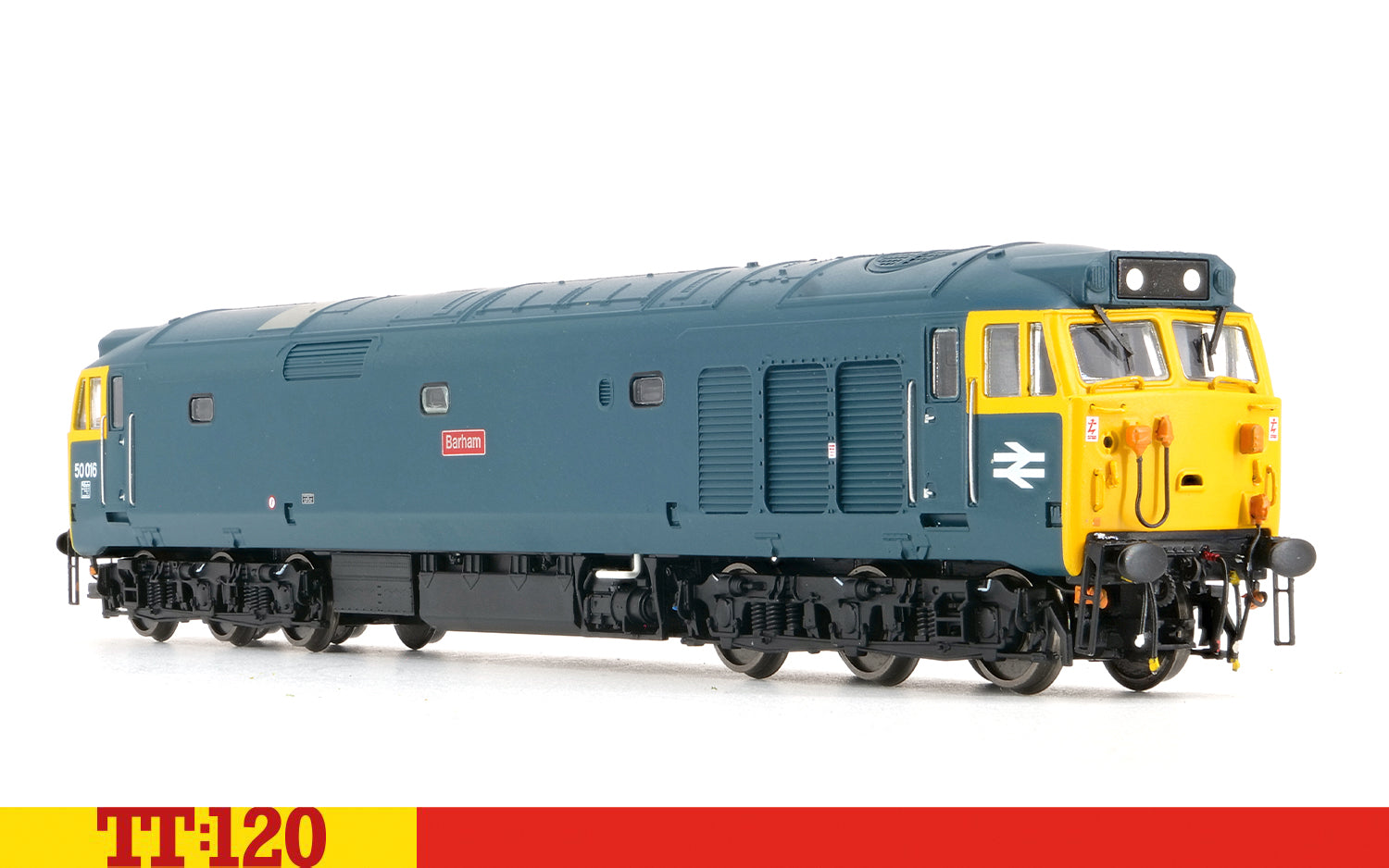 Hornby TT:120 scale Class 50 50016 Barham BR blue – Key Publishing Ltd