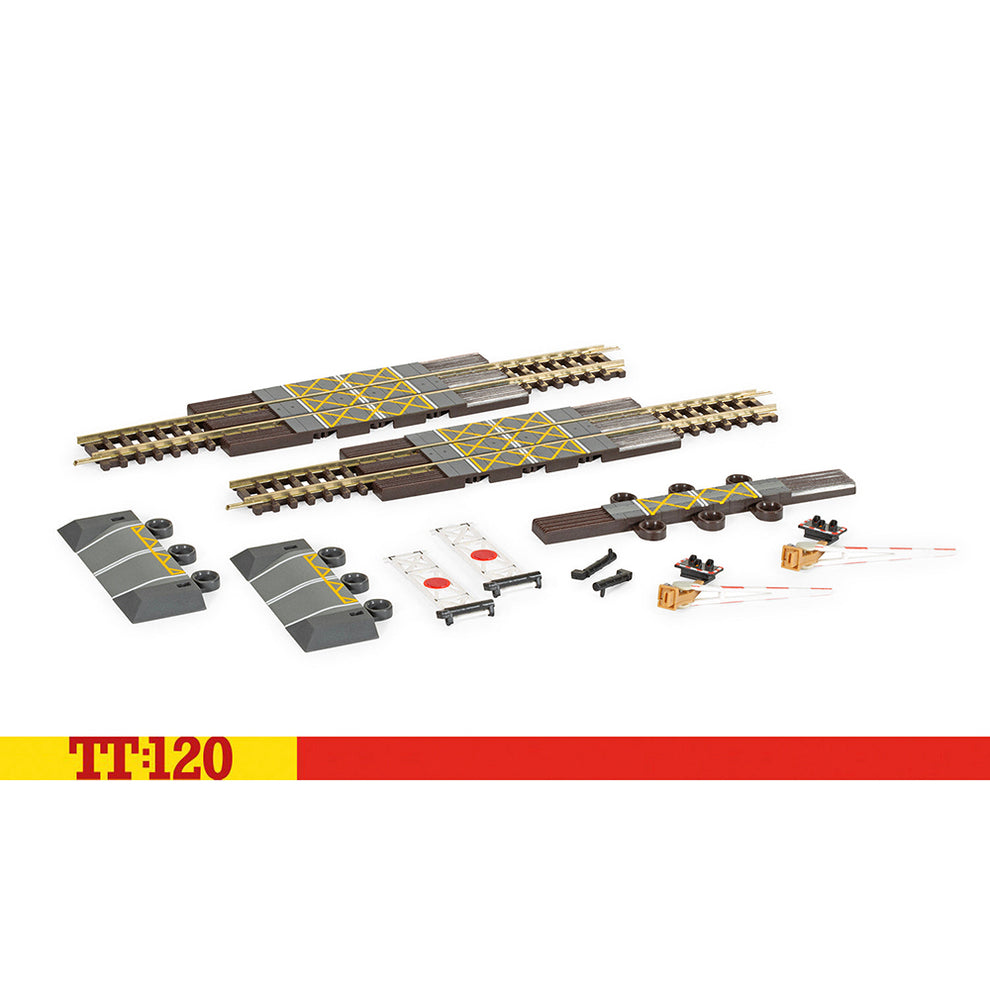 Hornby TT:120 scale Level Crossing with sectional track – Key ...