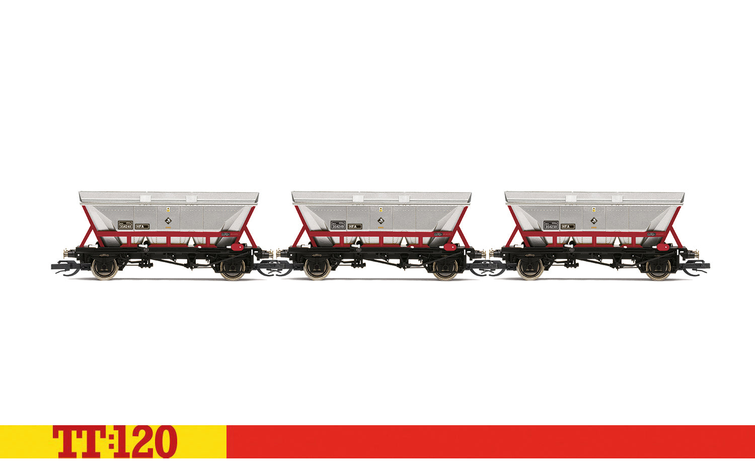 Hornby TT:120 scale EWS HFA Hopper Triple Pack with Canopy - TT6036 ...